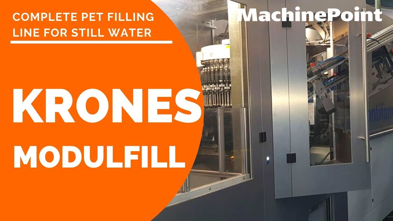 KRONES Modulfill Complete PET filling line for still water | KRONES Machines - YouTube
