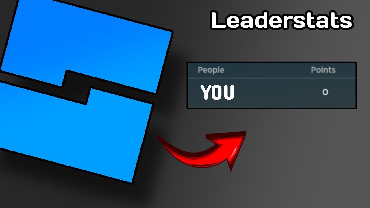 HOW TO ADD LEADERSTATS IN ROBLOX STUDIO - YouTube