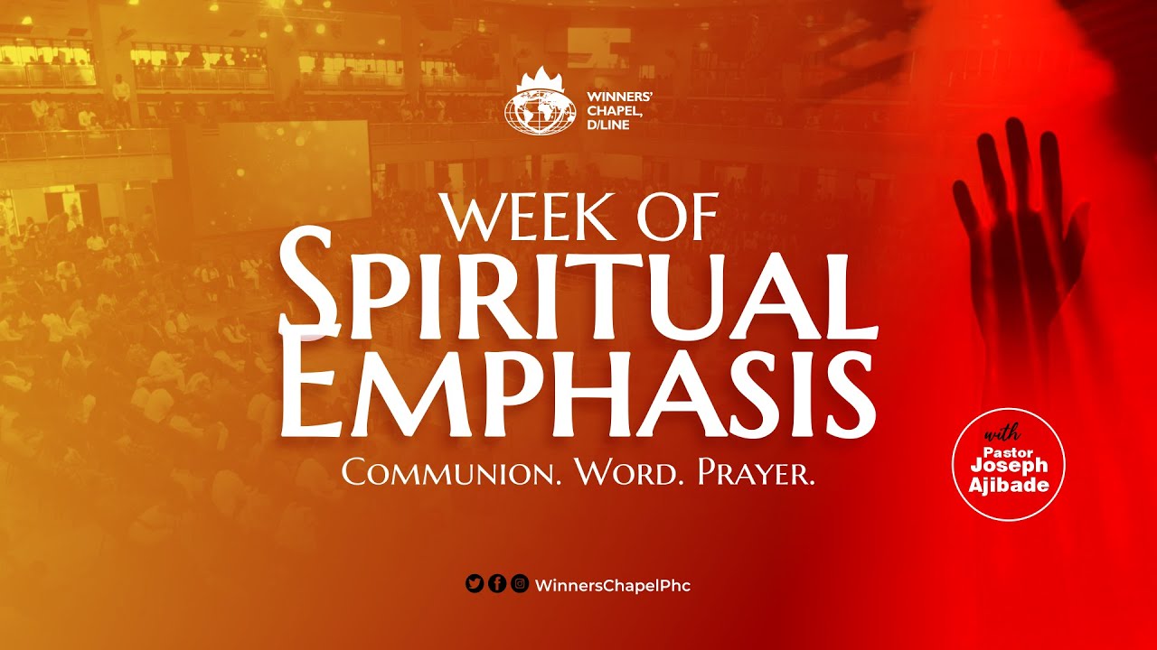 October Week of Spiritual Emphasis, Day 1 | 5th October, 2022 | Winners ...