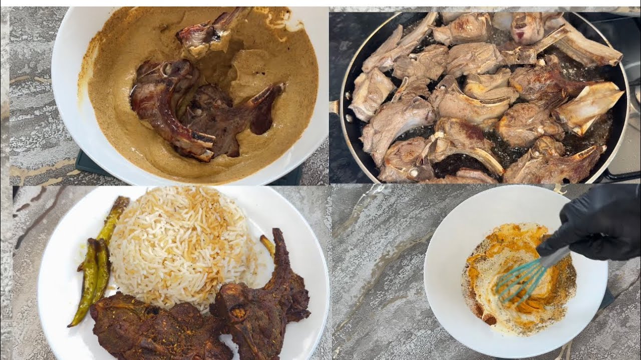 Grill Lamb Champ recipe By Hadia Afghan food - YouTube