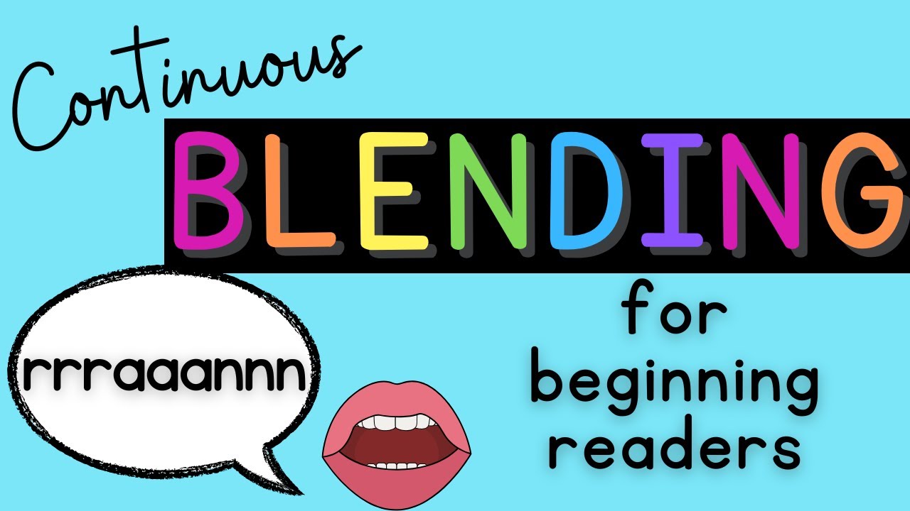 Continuous Blending {for Beginning Readers} - YouTube