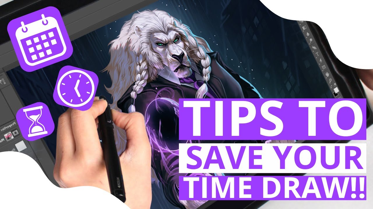 TIPS to save YOUR TIME To Draw MORE!! - YouTube