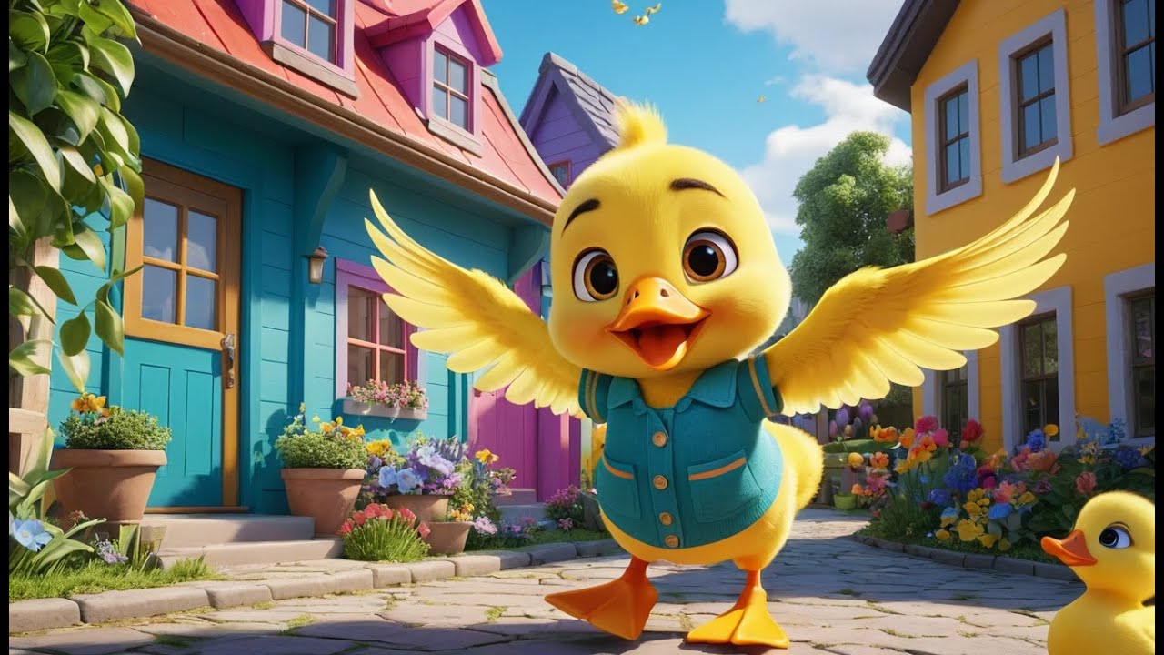 Ducky Flappy Wings Go Flap Flap Flap | Fun Duck Song for Kids | Baby ...