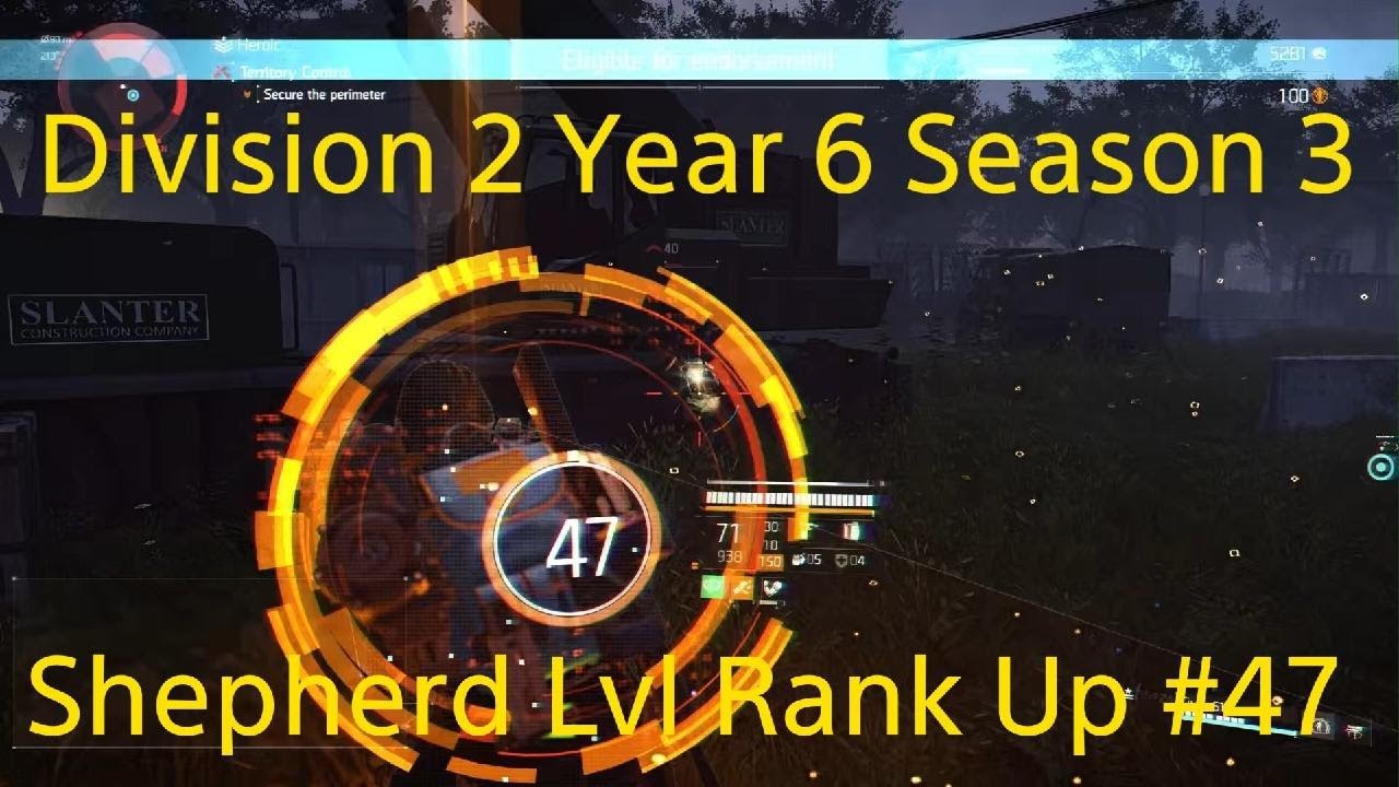 Tom Clancy's The Division 2💛Division 2 Year 6 Season 3 💛Shepherd Lvl ...