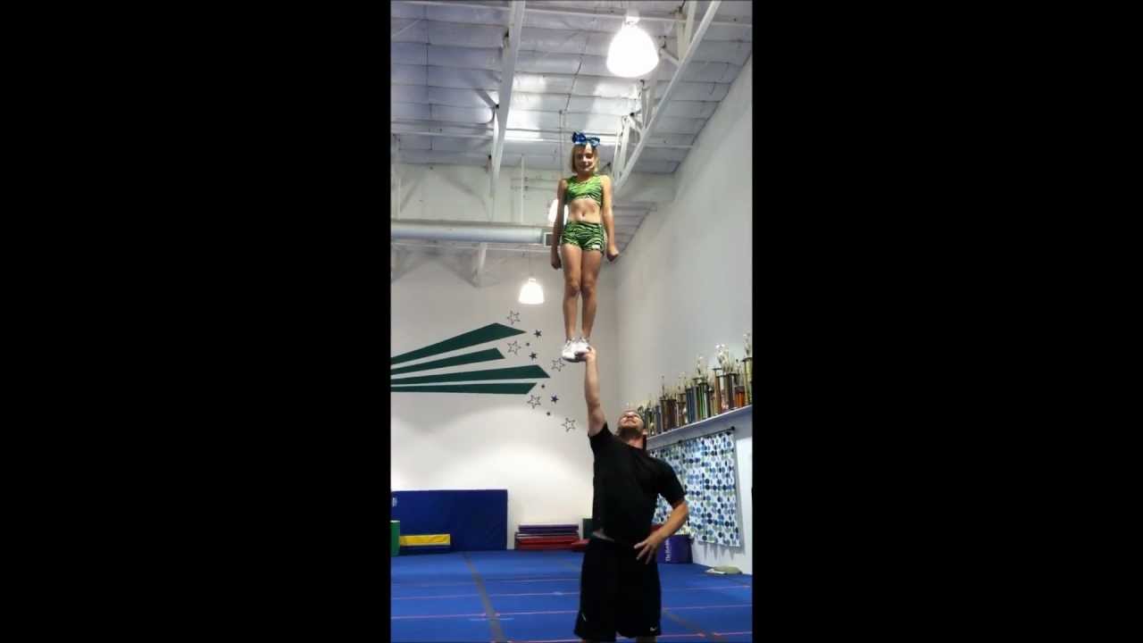 Cheer Stunting-Handstand to Extention and more - YouTube