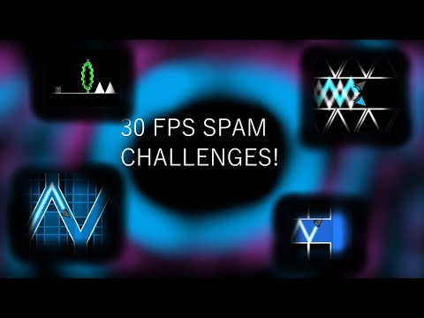 30FPS GD Spam Challenges! - YouTube