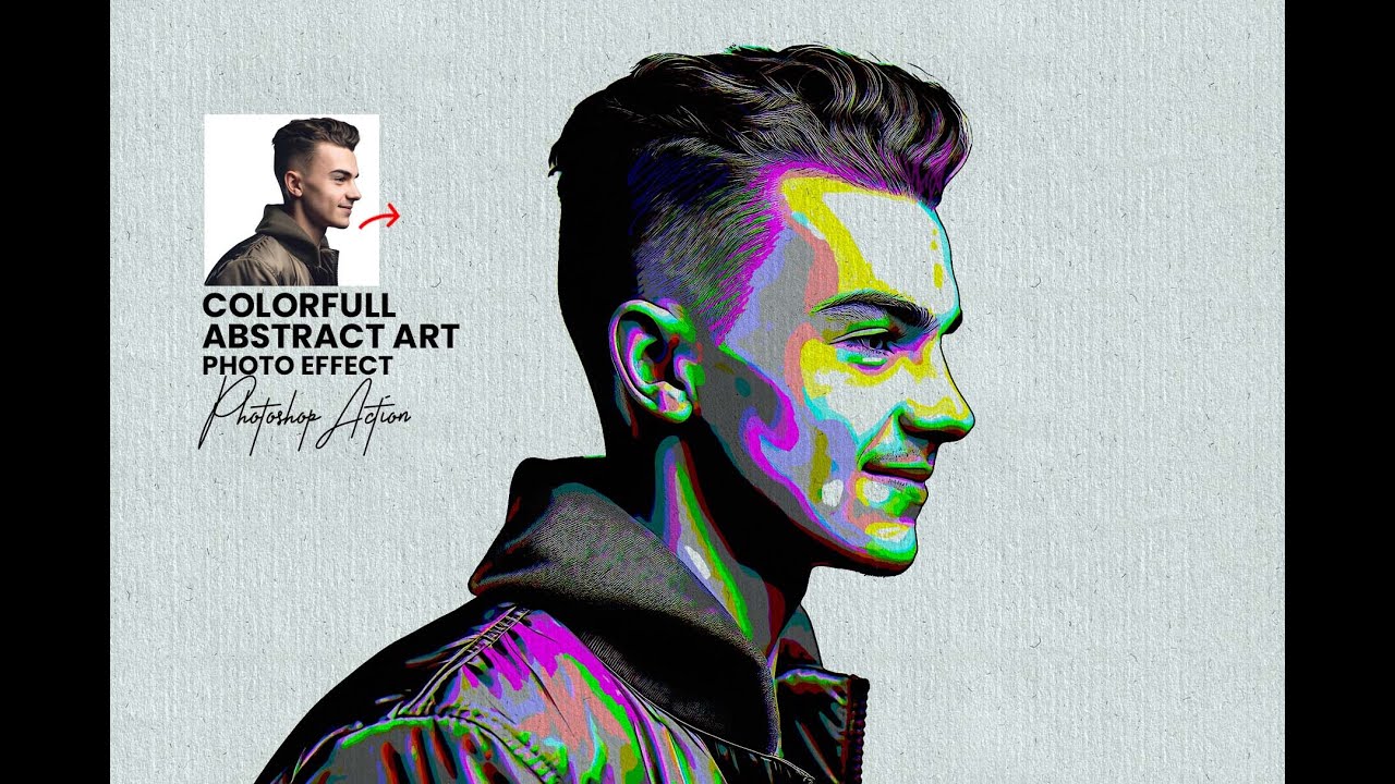 Easy Photo to Portrait Illustration Photoshop Tutorial - YouTube