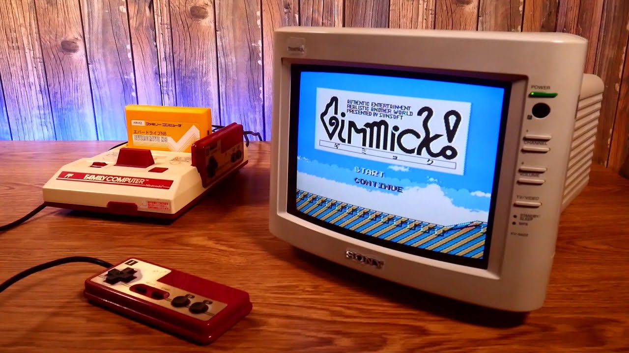 Gimmick! (Famicom) Sony Trinitron KV-9AD2 📺 CRT TV livestream - YouTube