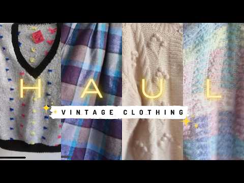 Piping Hot Vintage Clothing Haul! Thrifted for Resale