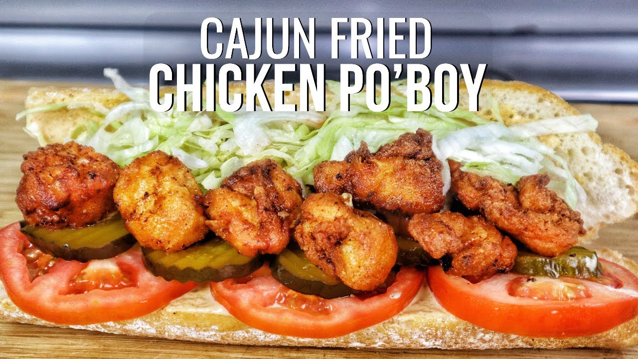 Why everyone is obsessed with this Cajun Fried Chicken Po Boy Sandwich ...