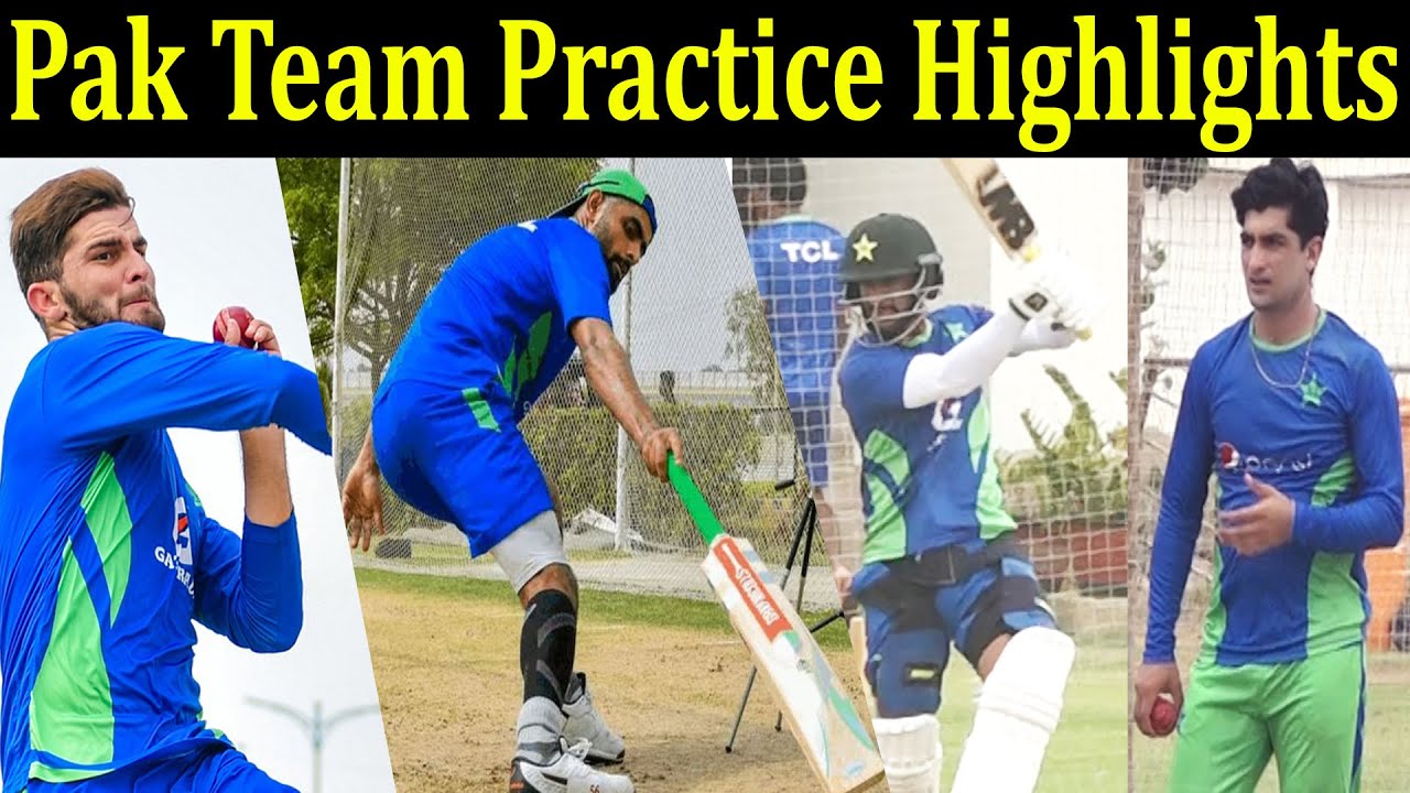 Pak team 3rd day practice highlights at Karachi before PAKvSL test ...