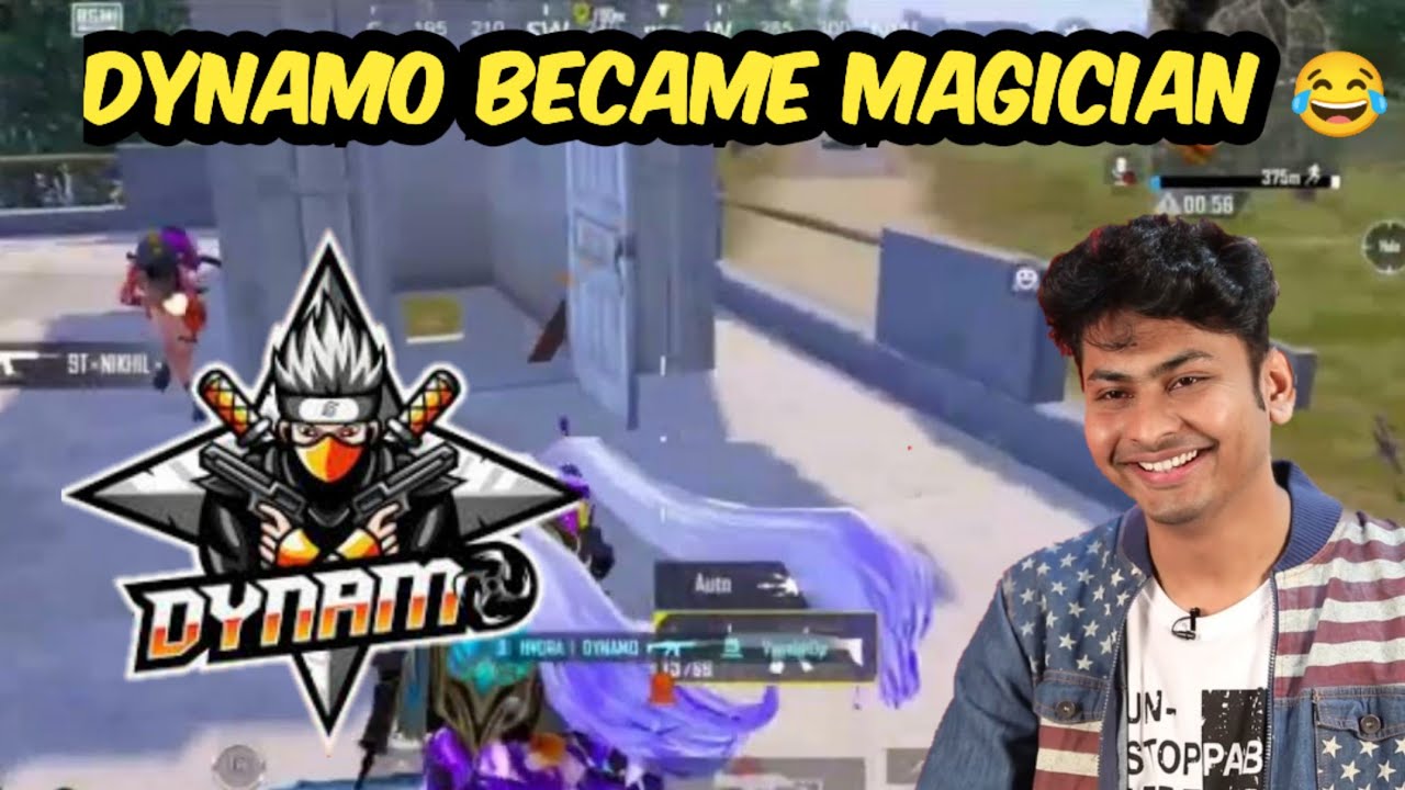 WHEN DYNAMO BECOME MAGICIAN IN BGMI - YouTube