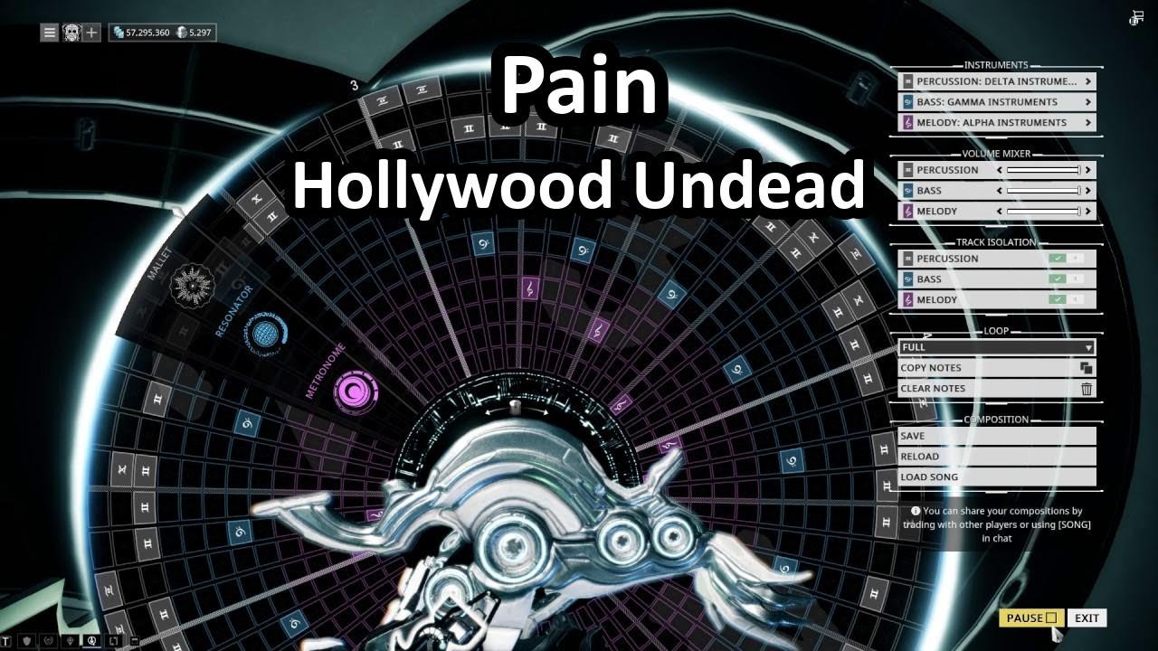Warframe Mandachord: Pain (Hollywood Undead) - YouTube