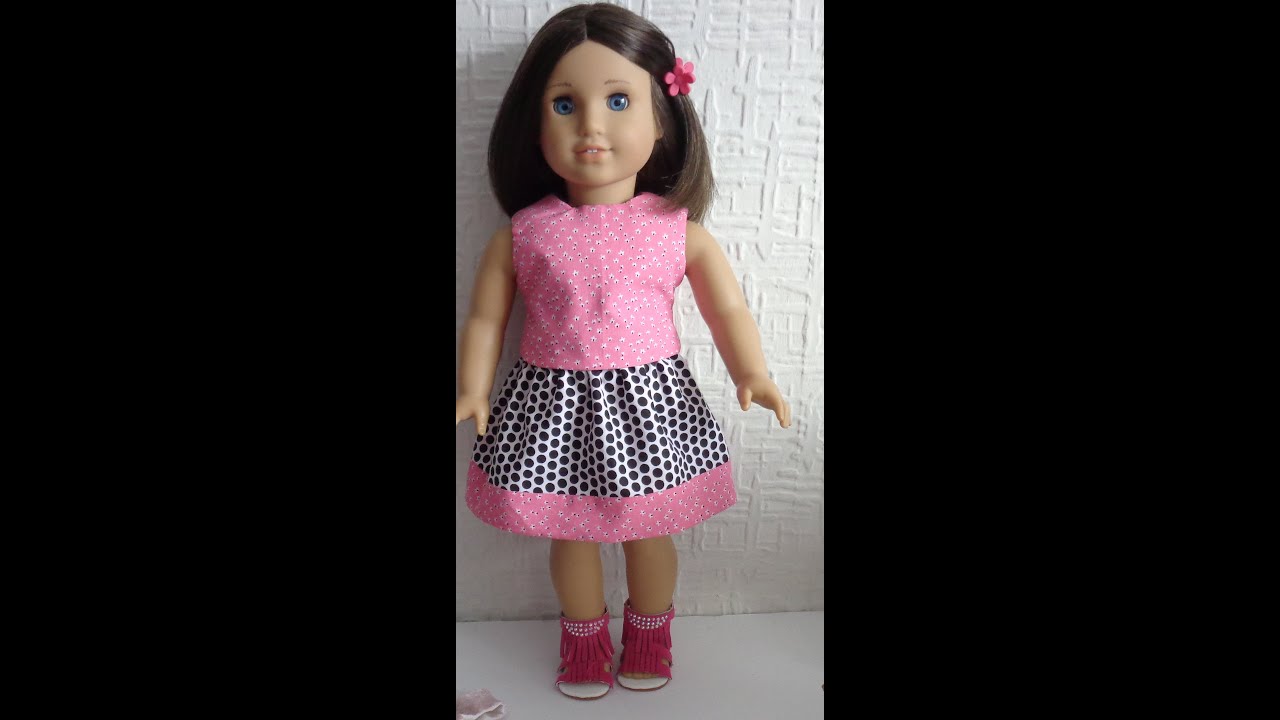 Reversible top tutorial for an 18 inch doll. - YouTube