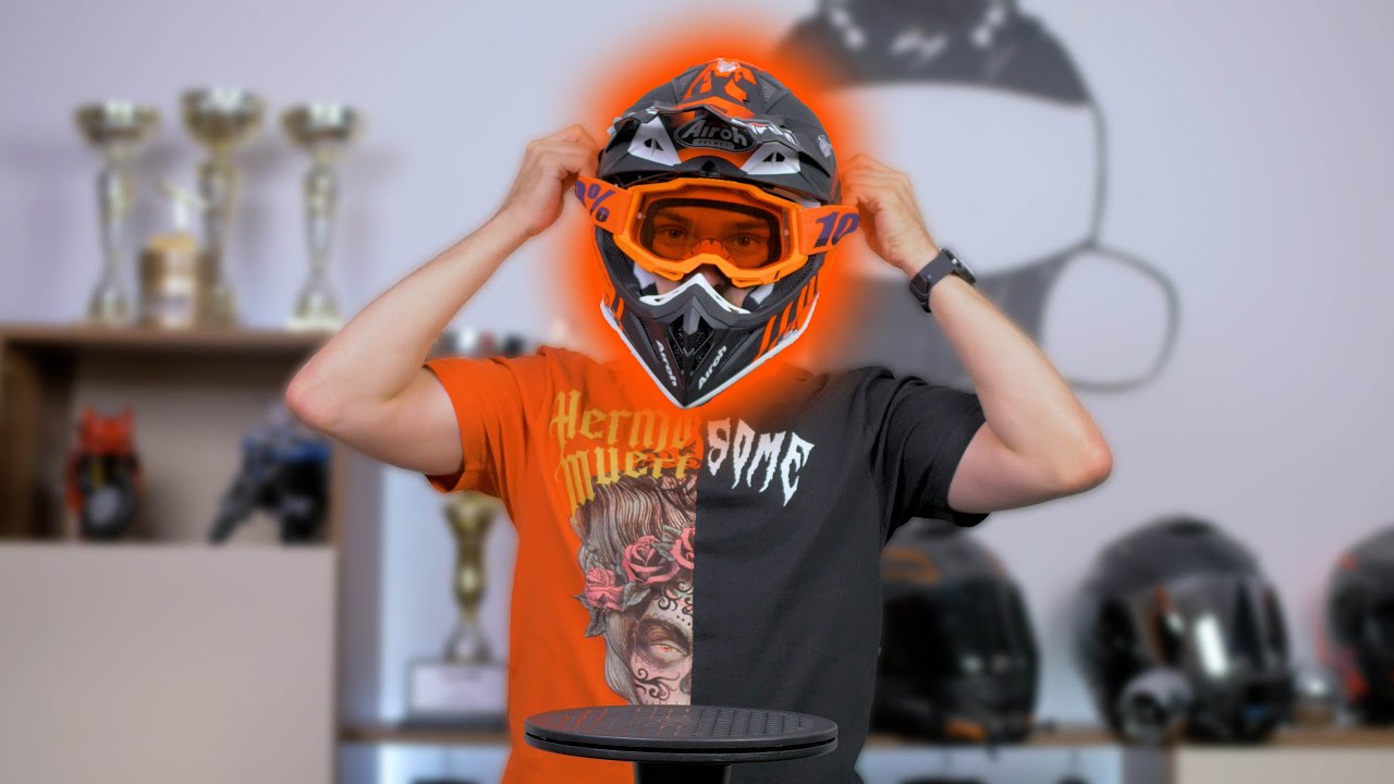 Casca Enduro/Motocross Airoh Aviator Review - YouTube