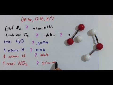 1 Atom ve 1 molekülün Kütlesi - Mol Kavramı -1 akb nedir - Mol Kavramı 10.sınıf -Atomik Kütle Birimi
