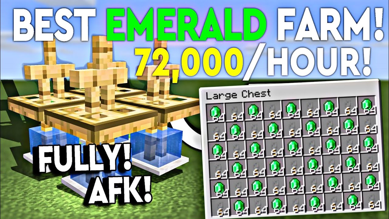 Minecraft EASY Tripwire Hook + Emerald Farm 1.21+ - YouTube
