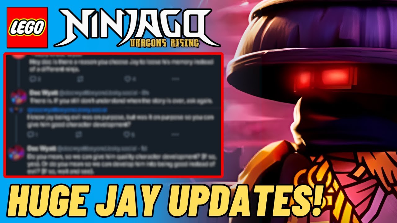 New Jay/Rogue Updates! ⚡ Ninjago Dragons Rising Season 3 News! - YouTube