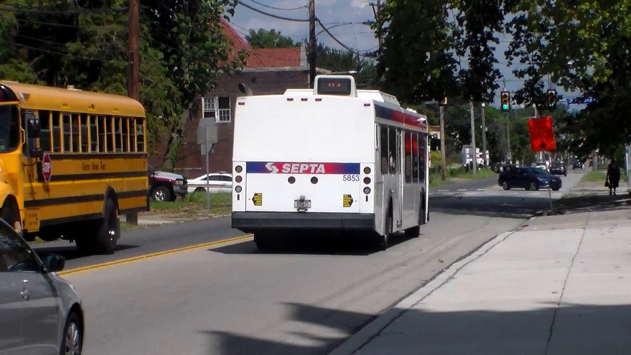 SEPTA BUS: NEW FLYER D40LF 5853 ON ROUTE: 113 PT3 - YouTube