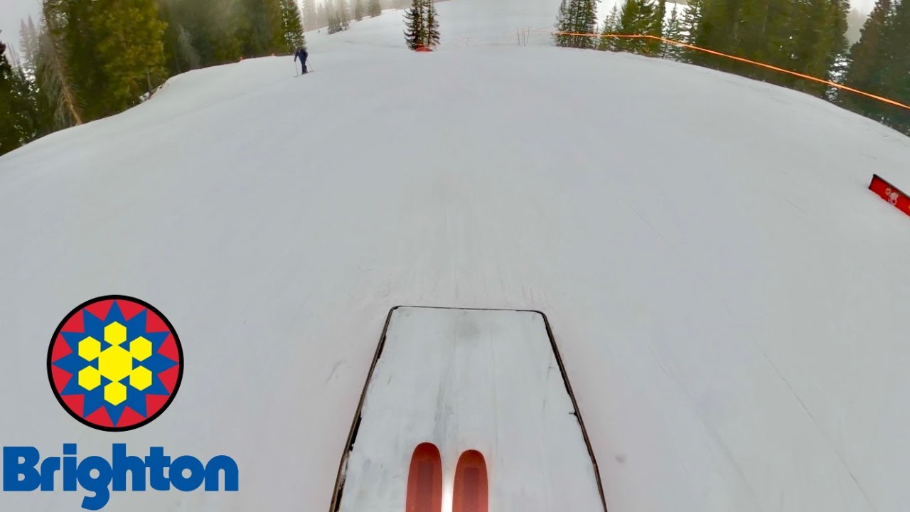 Skiing Pacific Highway off Crest Express: Brighton Mountain Resort ...