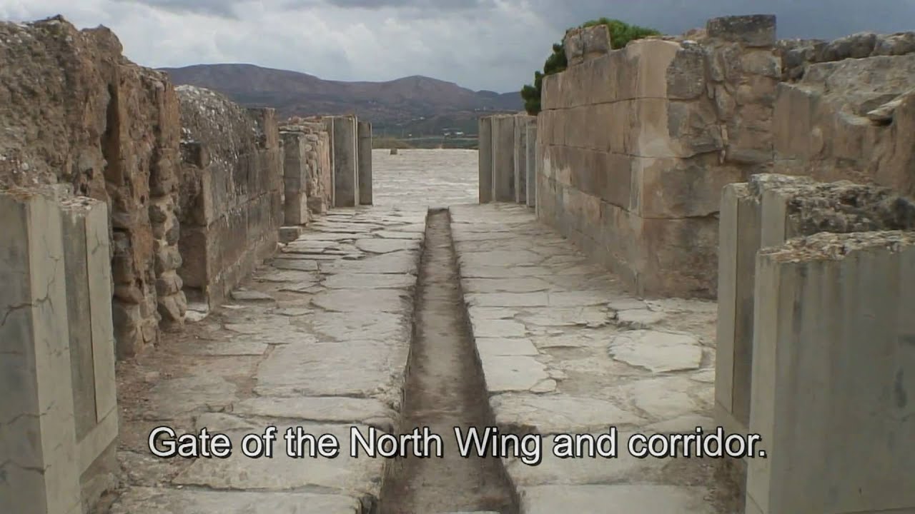 Phaistos Crete, the palace of Phaistos - YouTube