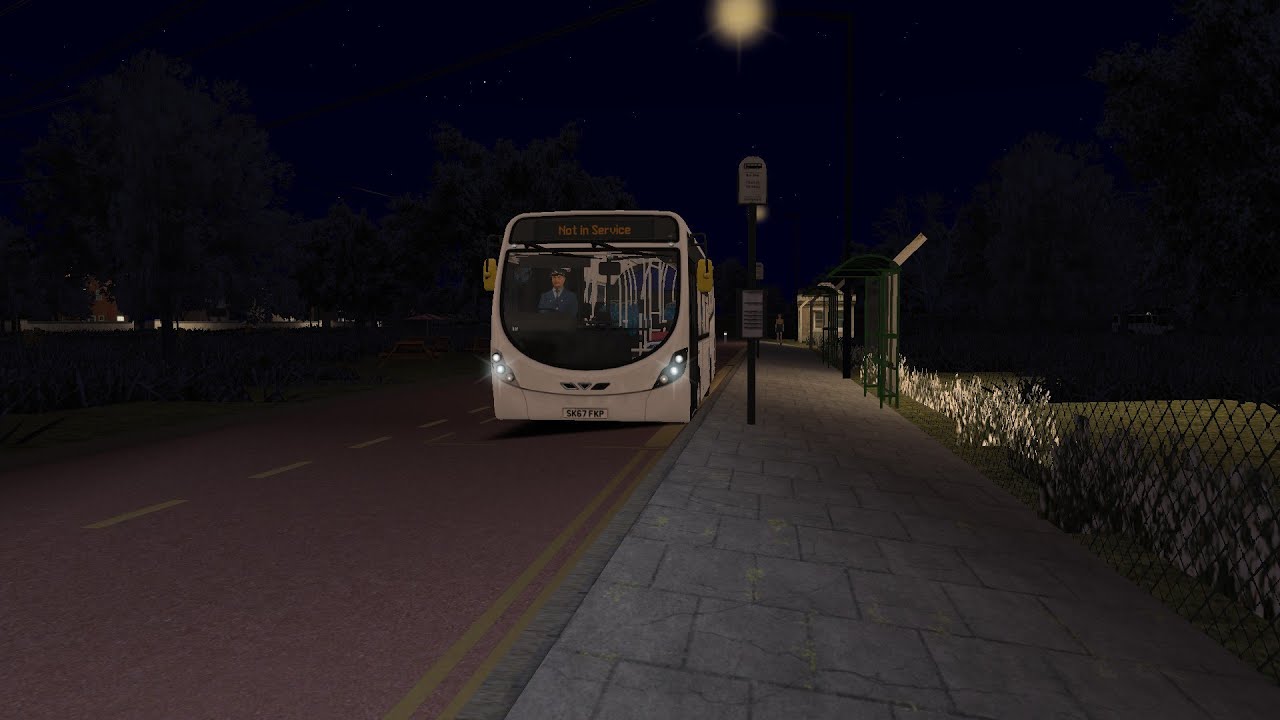 OMSI 2 Wright Streetlite DF HEV 11.5m Daimler Engine Journey - YouTube