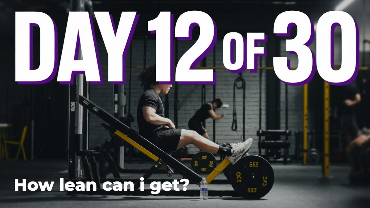 DAY 12 OF 30 96.4kg - How lean can we get in 30 days? - YouTube