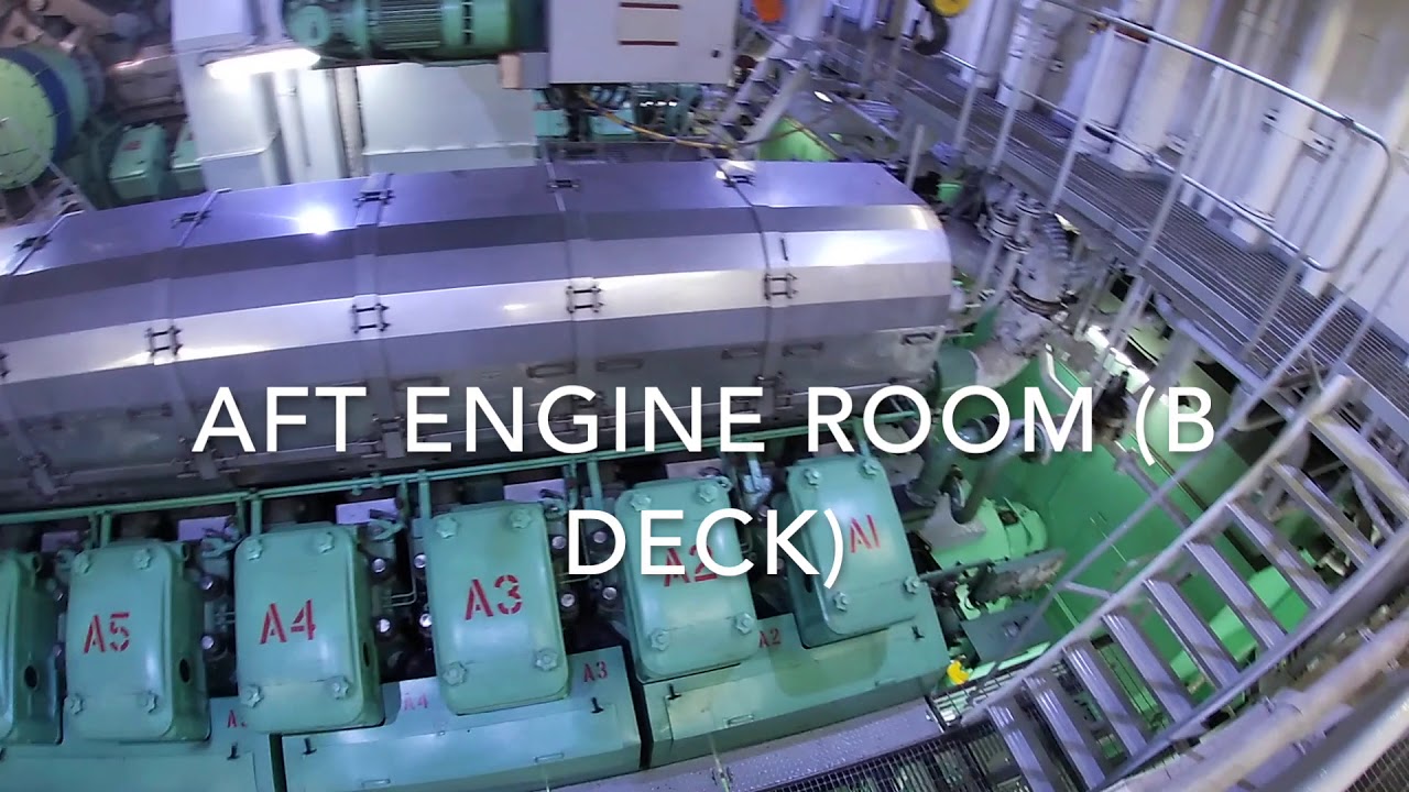 Inside Cruise Ship Engine Room