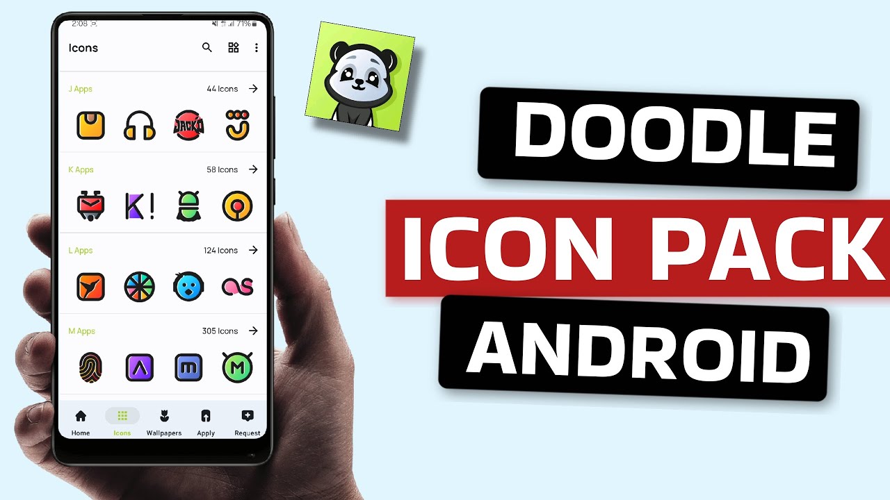 Best Doodle Icon Pack app for Android - YouTube