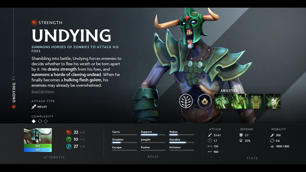 UNDYING | Gameplay | Dota 2 | EZ RANK - YouTube