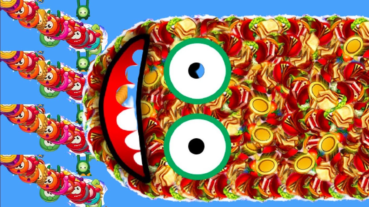 Worms Zone | eat 7000 yummies | Gameplay - YouTube