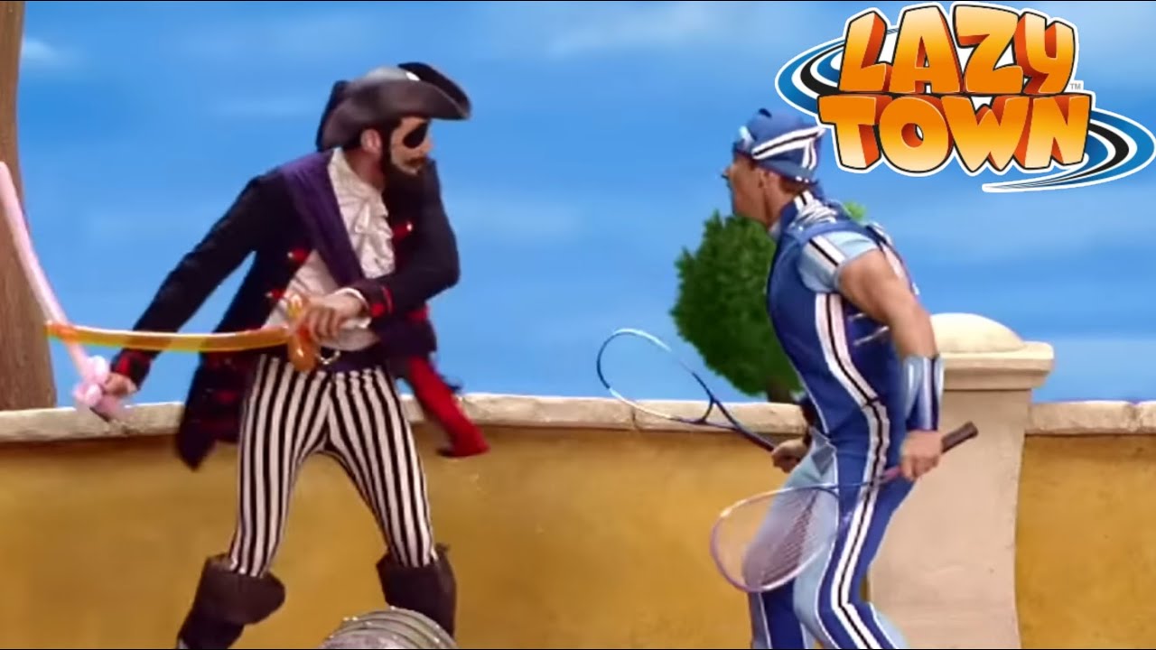 Sportacus vs Robbie rotten | Lazy Town - YouTube