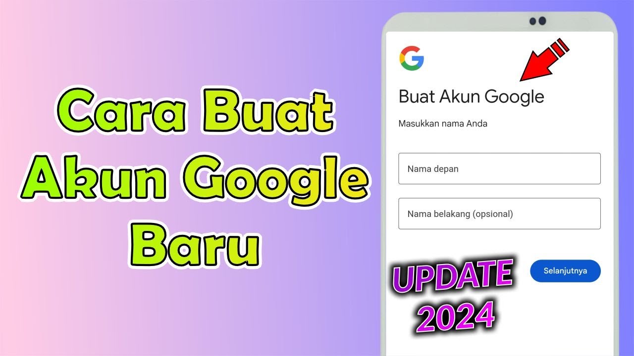 Cara Membuat Akun Google Baru How To Create A New Google Account - YouTube