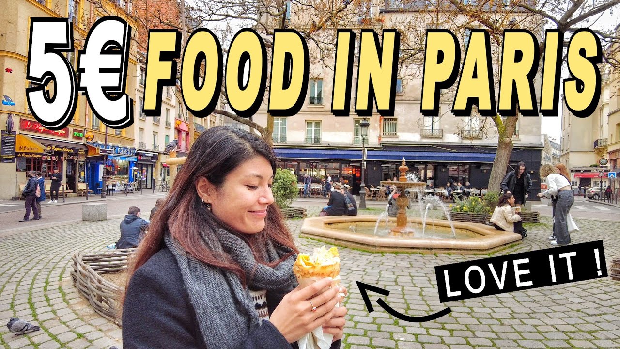 Amazing Paris Foods To Eat For Less Than 5€, France Vlog - YouTube