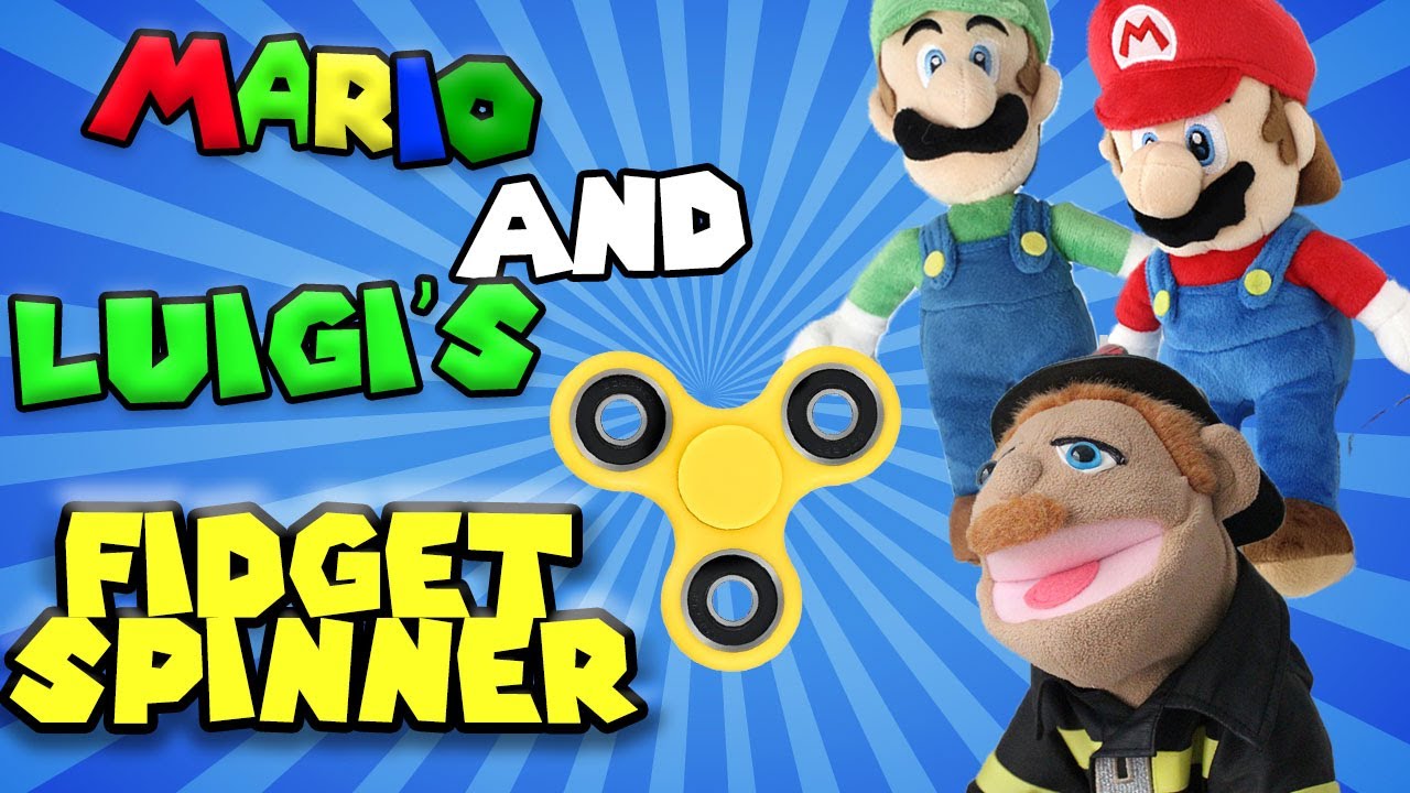 BB Plush Movie: Mario and Luigi's Fidget Spinner - YouTube