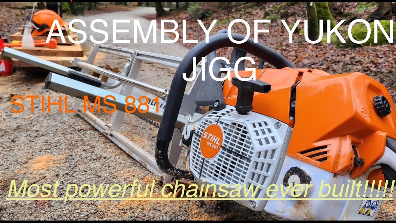 Mastering Precision: Mounting a Chainsaw Mill on the Stihl MS 881 ...