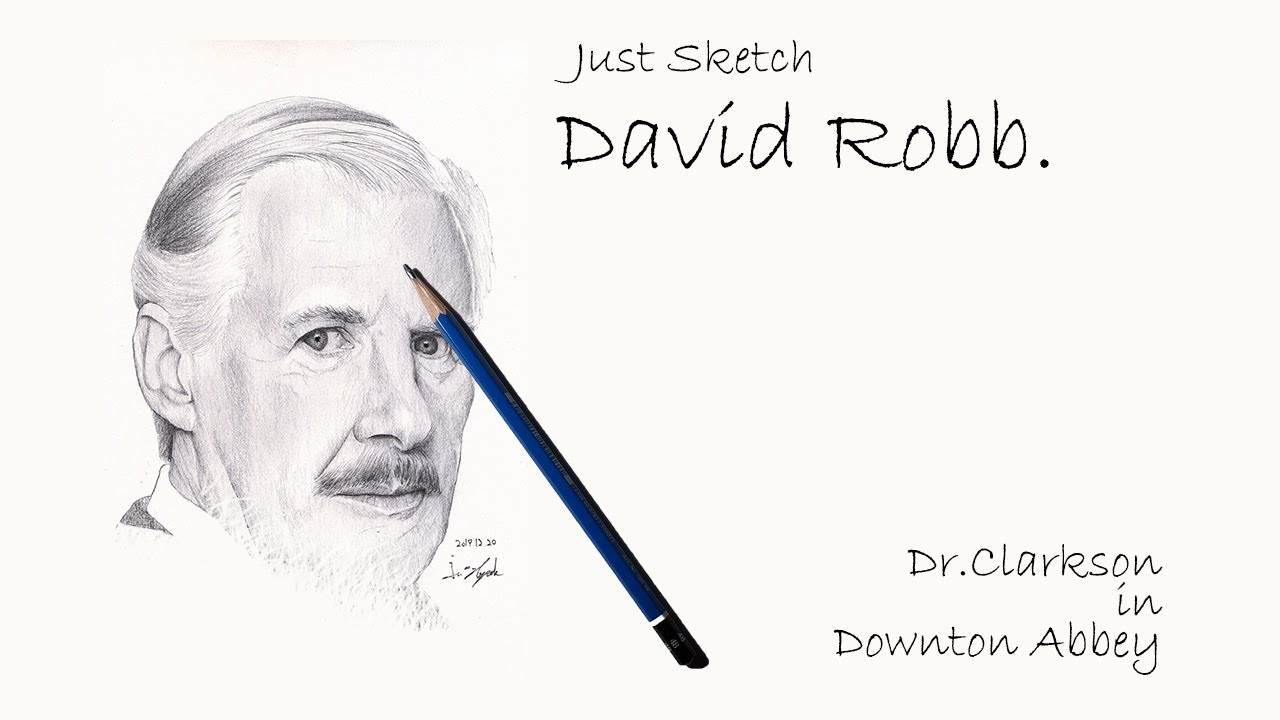 Pencil Sketch Time Lapse | David Robb - YouTube