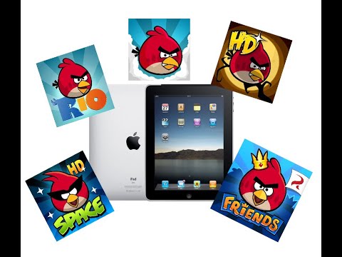 All my Angry Birds Games on my IPad 1 (iOS 5.1.1) - YouTube