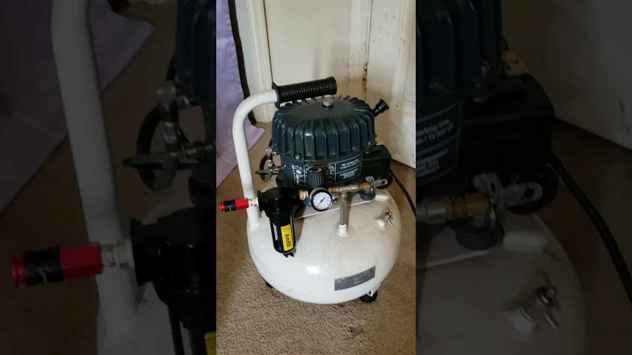 Silent Air Compressor for Airbrush Artists — SilentAire Sil-Air 50-24AL ...