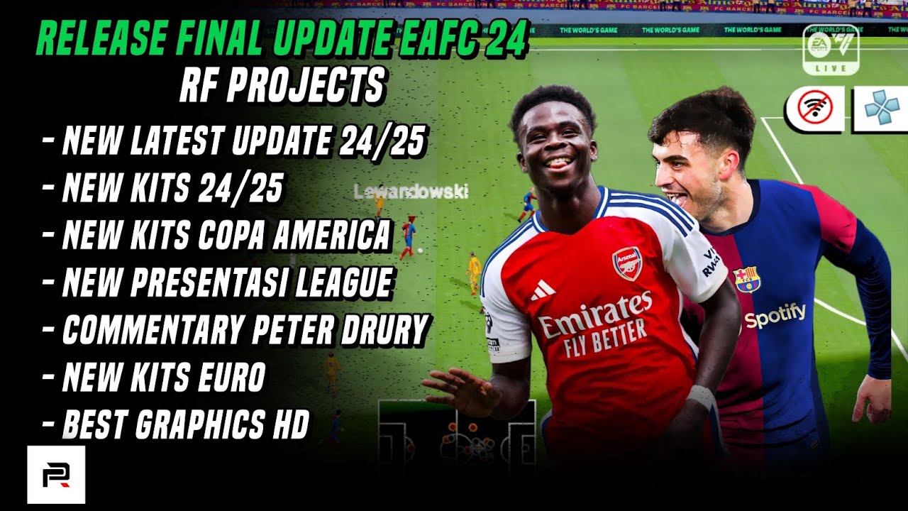 RELEASED ! EA SPORTS FC 24 PSP MOD UPDATE TRANSFER, NEW KITS, MINIKITS ...