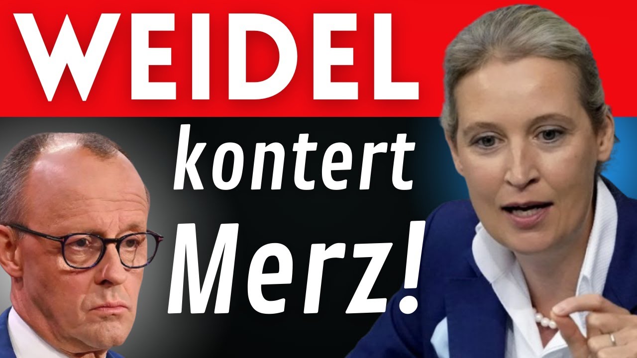Alice Weidel rechnet mit Merz und Regierung ab ️ - YouTube