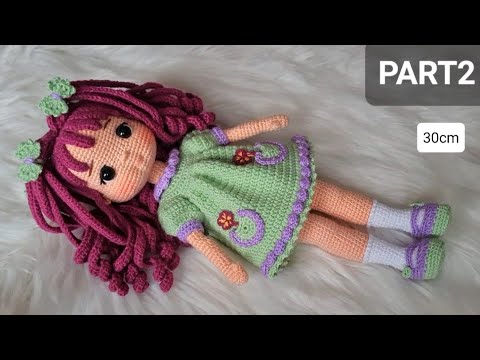Amigurumi Menekşe Bebek 2.Bölüm Gövde Örülüşü subtitles on ENG, subtítulos ESPANÕL)
