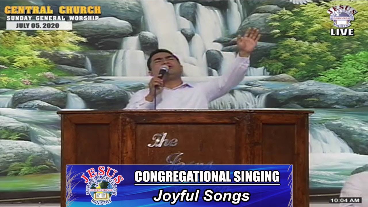 JMCIM | Congregational Singing | Joyful Songs | July 5, 2020 - YouTube
