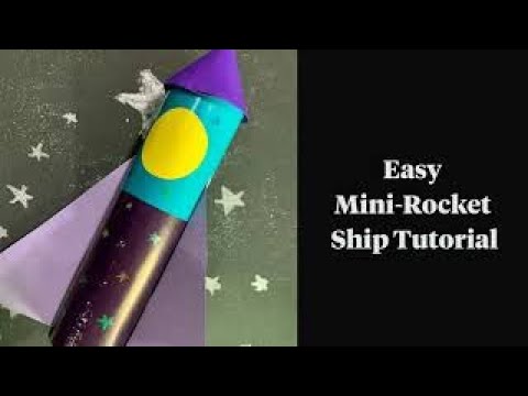 How to Make a Mini-Rocket Ship | DIY Easy Craft for Kids - YouTube