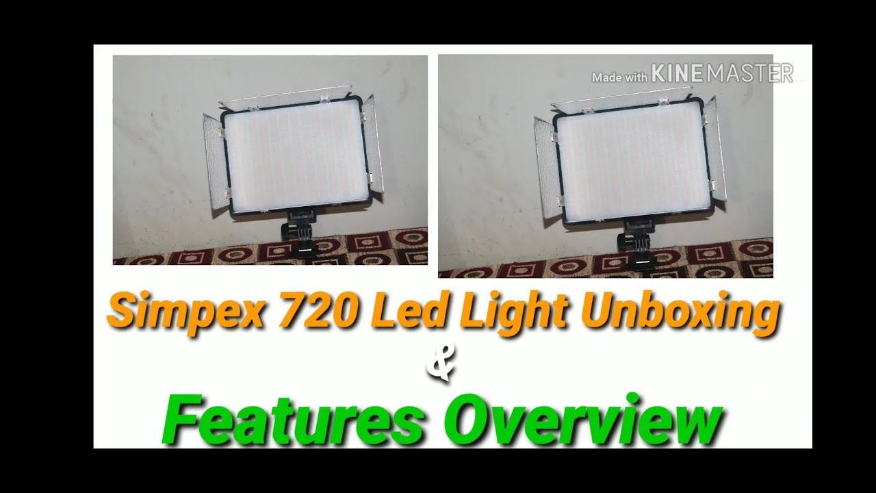 Simpex 720 Led Light Unboxing||Features Overview||Hard Testing||Just ...