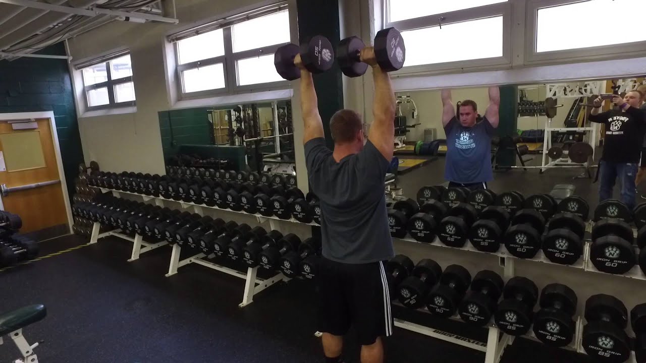 Alternating DB Shoulder Press - YouTube