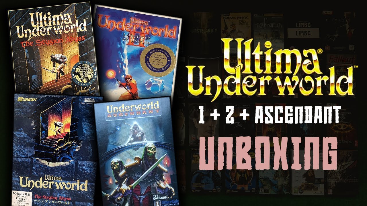 Ultima Underworld 1 + 2 + Ascendant Big Box PC Unboxing - YouTube