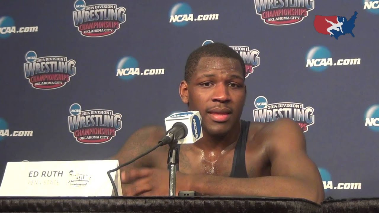 Ed Ruth (Penn State) 2014 NCAA Champion at 184 pounds - YouTube