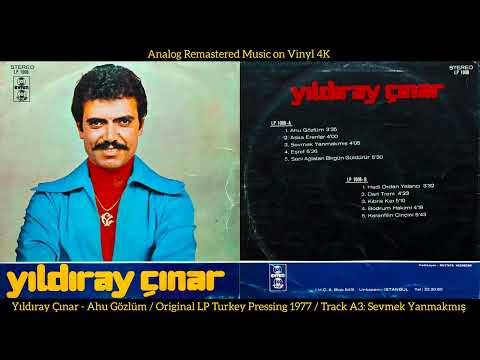 Yıldıray Çınar - Sevmek Yanmakmış (Original LP Song Analog Remastered 1977) 4K
