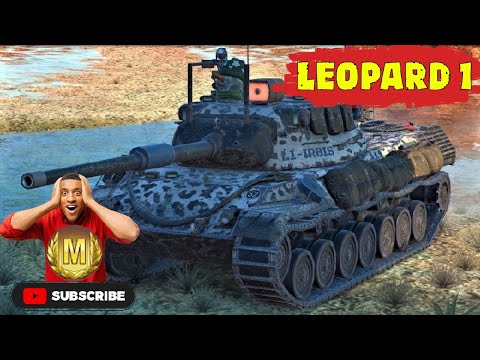 LEOPARD 1🔴9000 WOT BLITZ🔴MASTERY BADGE ACE TANKER🔴WOTB GAMEPLAY🔴WORLD ...